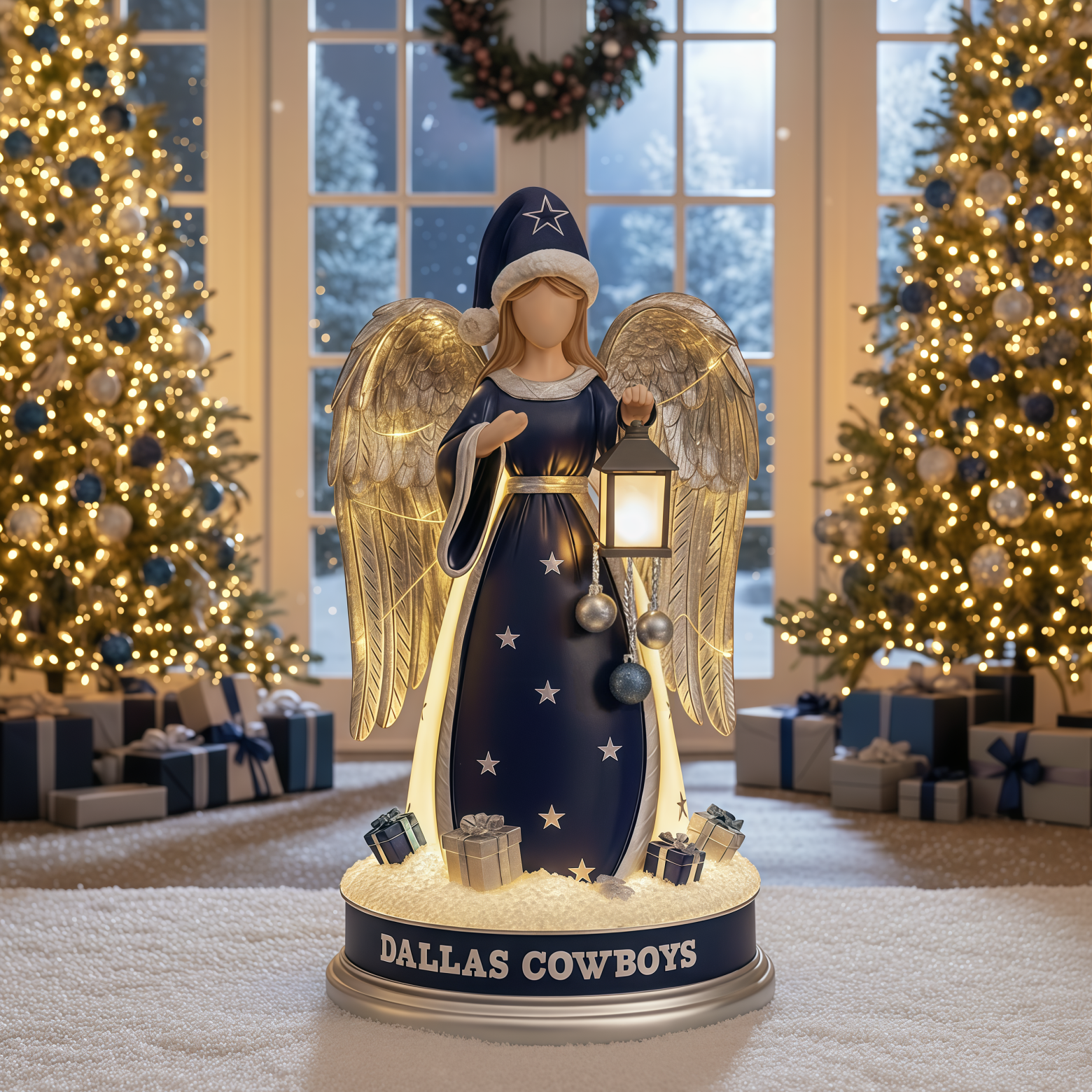 Holiday Guardian Angel Statue - Festive Home Decor – corgift
