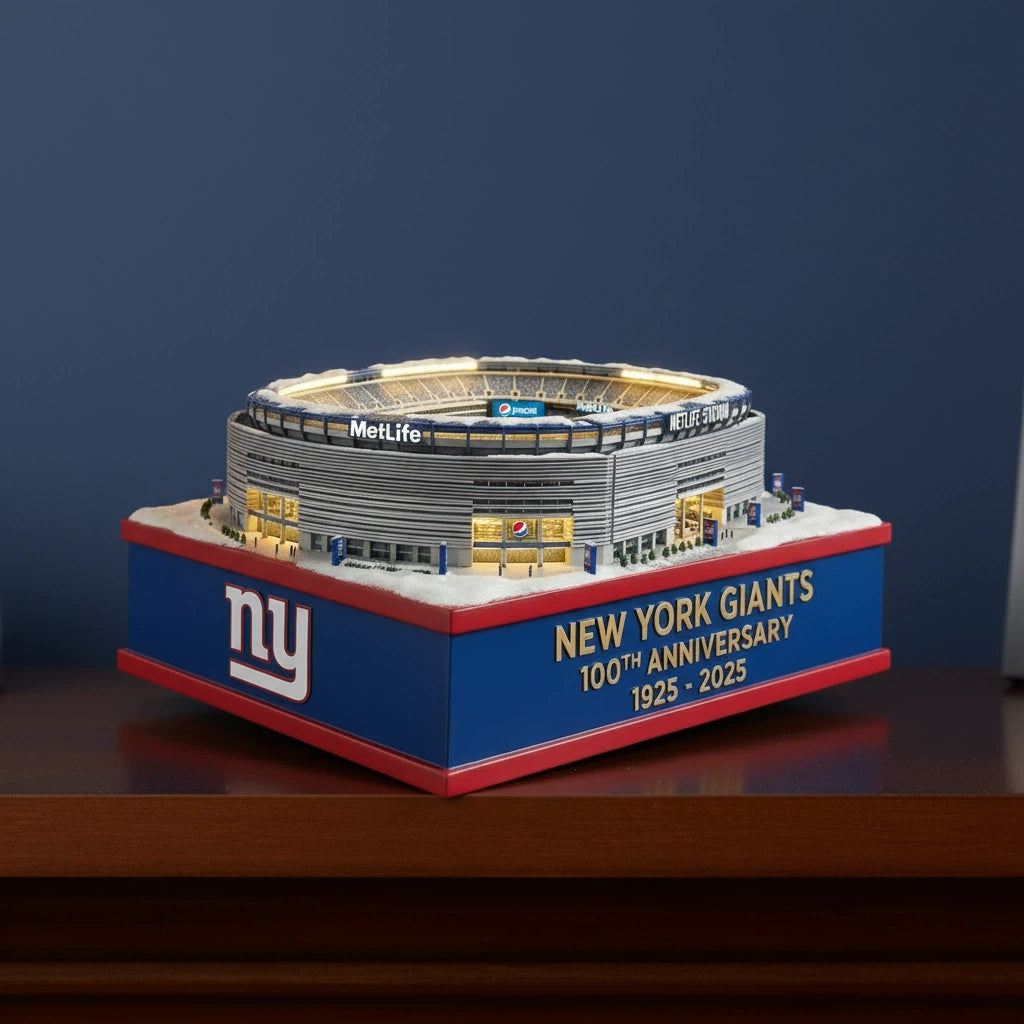 New York Giants 100th Anniversary MetLife Stadium Light-Up Collectible ...