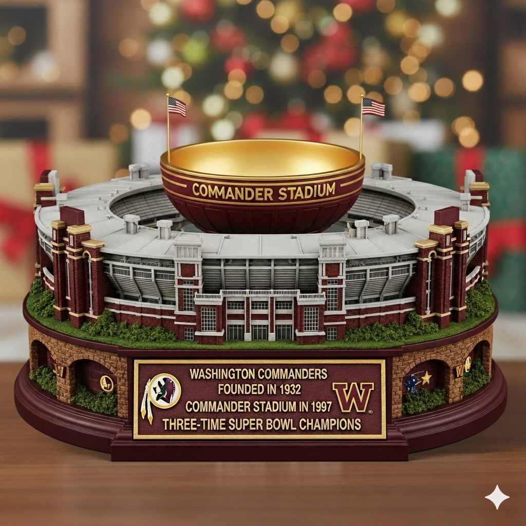 Washington Commanders Anniversary Commander Stadium Collectible Model ...